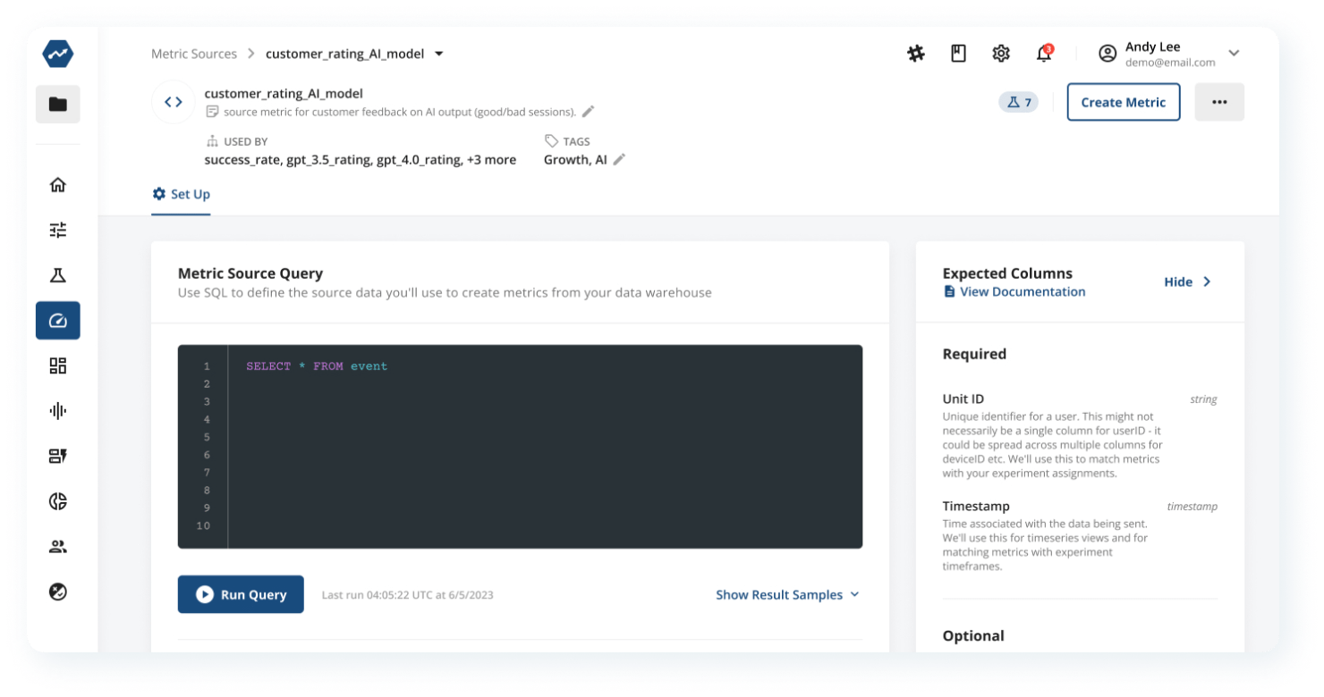 Statsig Warehouse Native